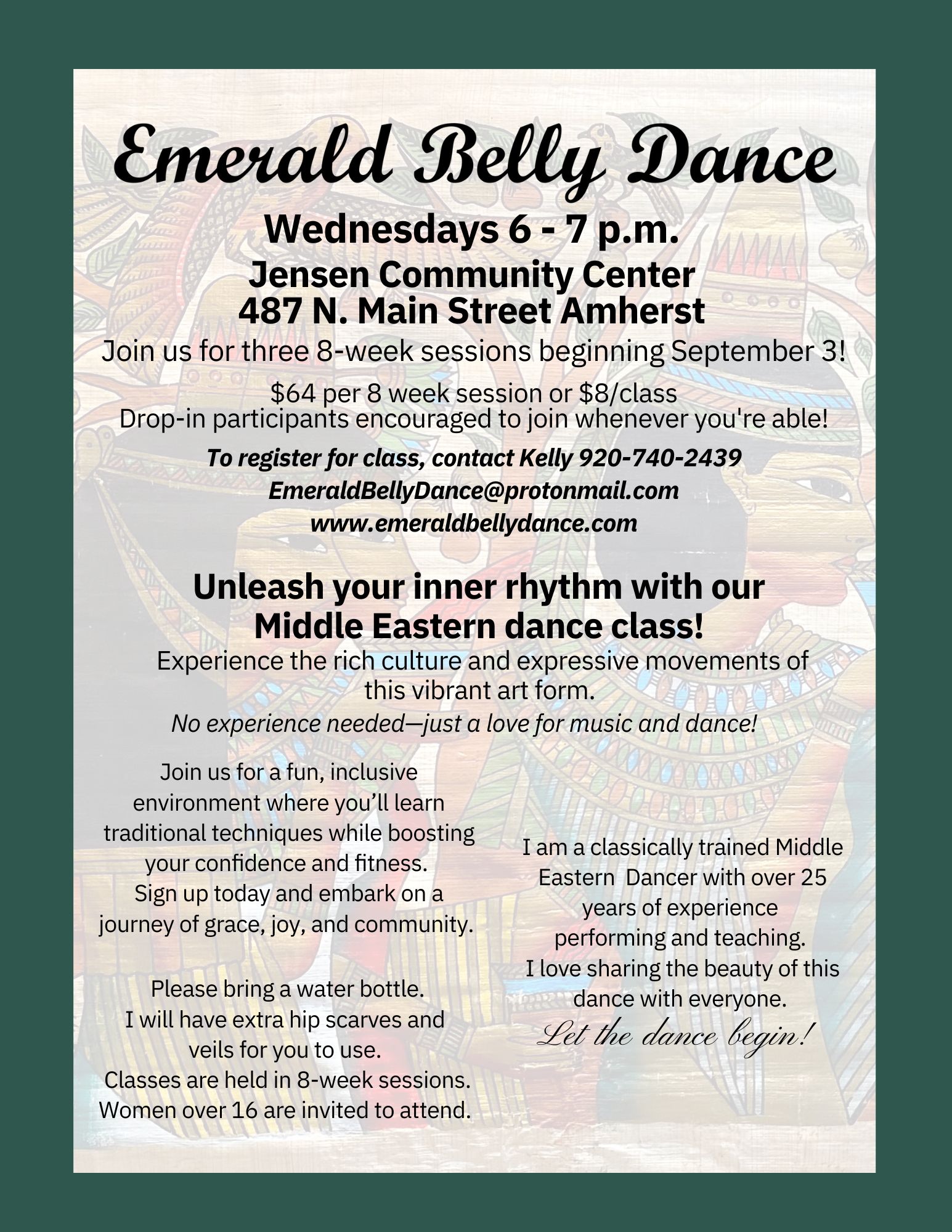 Emerald Belly Dance – Jensen Community Center