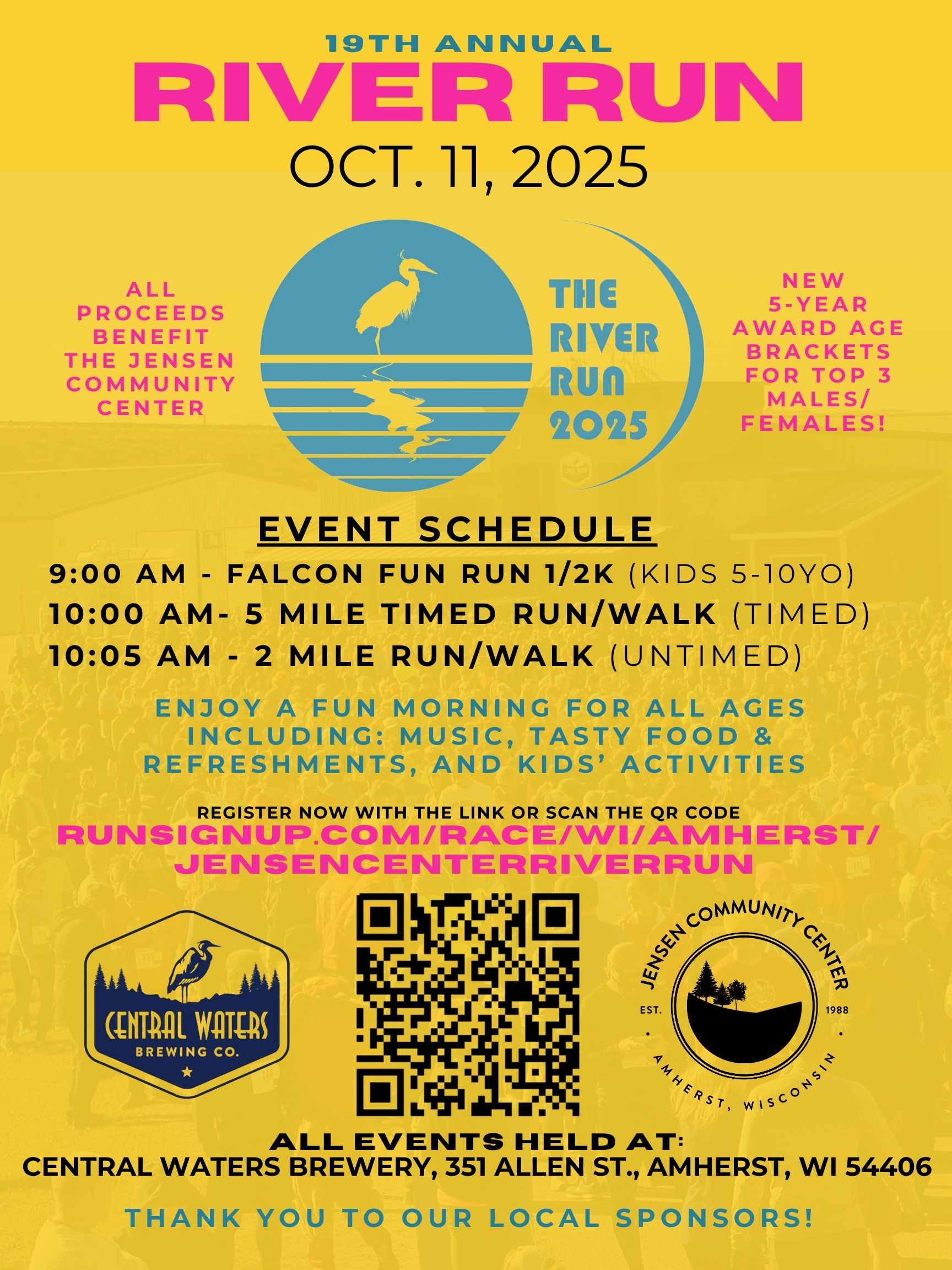 19TH ANNUAL RIVER RUN – Jensen Community Center